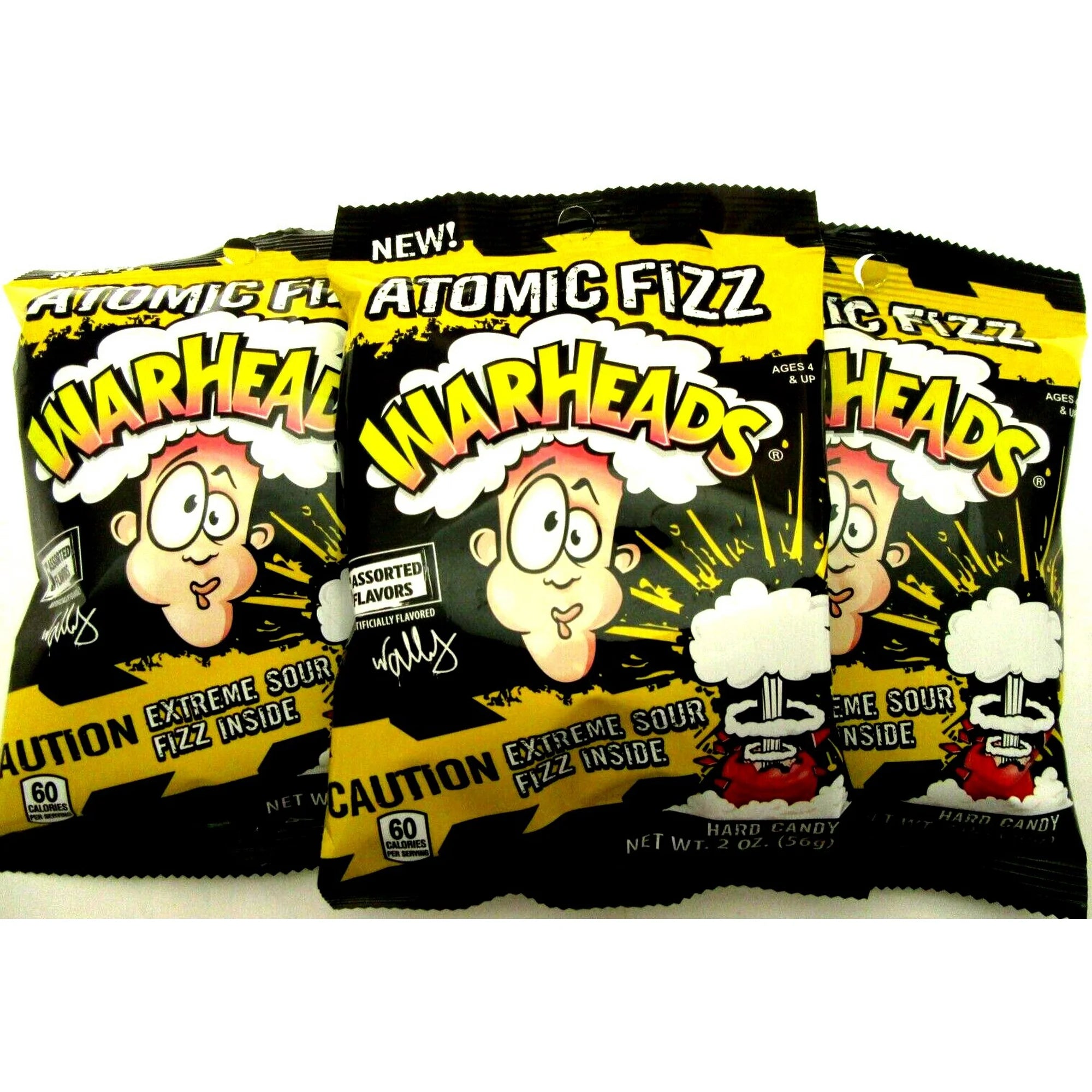 Warheads Atomic Fizz 5 Assorted Flavors 2 OZ – Mini Rose CR